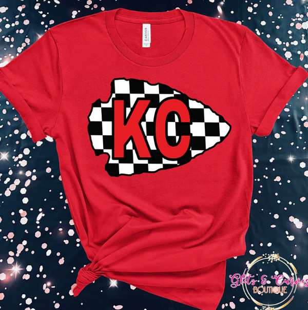 KC Checkered Arrowhead--Digital Download – GC Prints